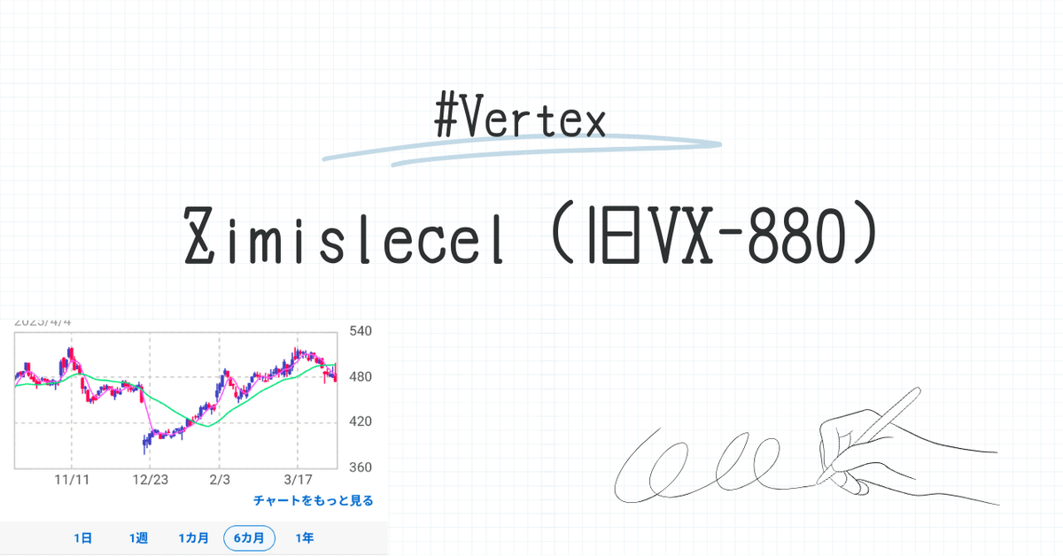 Zimislecel（旧VX-880）:Vertex｜Chiku-note.