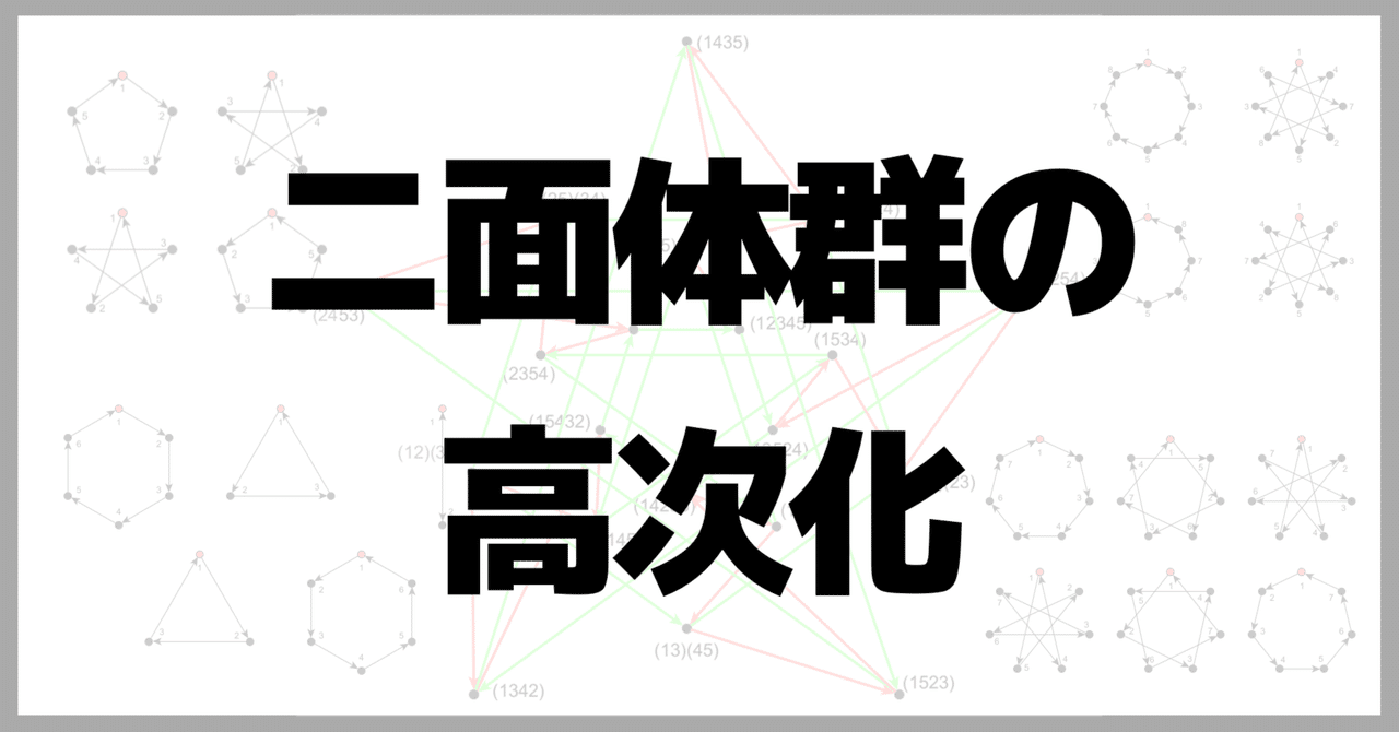Holomorphで二面体群を一般化する｜パトポス