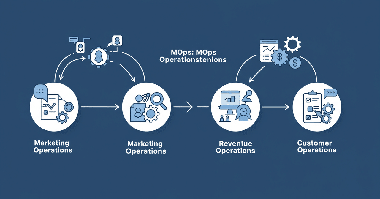 【図解】MOpsとRevOpsの違いと関係性を5分で理解する方法｜愛生堂＠AIと古本の交差点