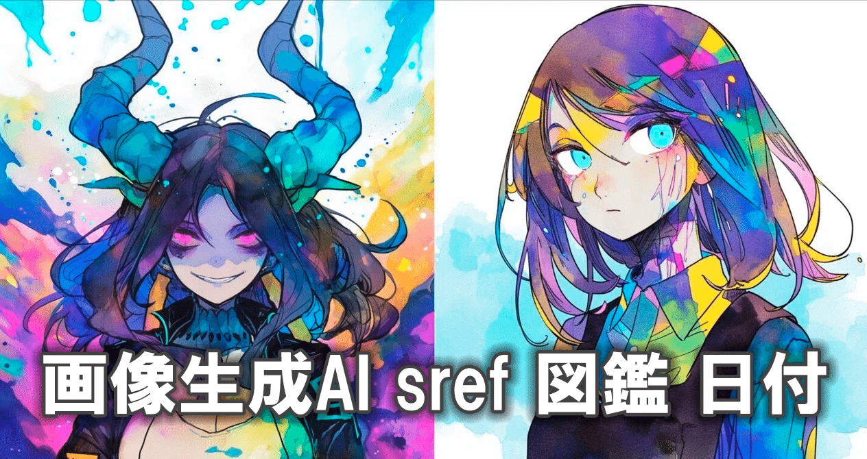 画像生成AI sref 図鑑 日付｜ぐふとくく｜note