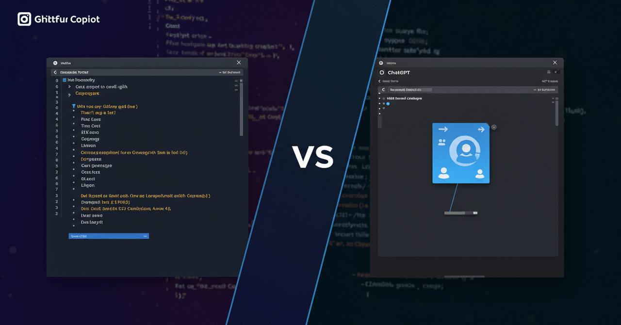 GitHub CopilotとChatGPTの決定的な違い7つ｜用途別比較2025｜NAOYA 恋愛研究所所長