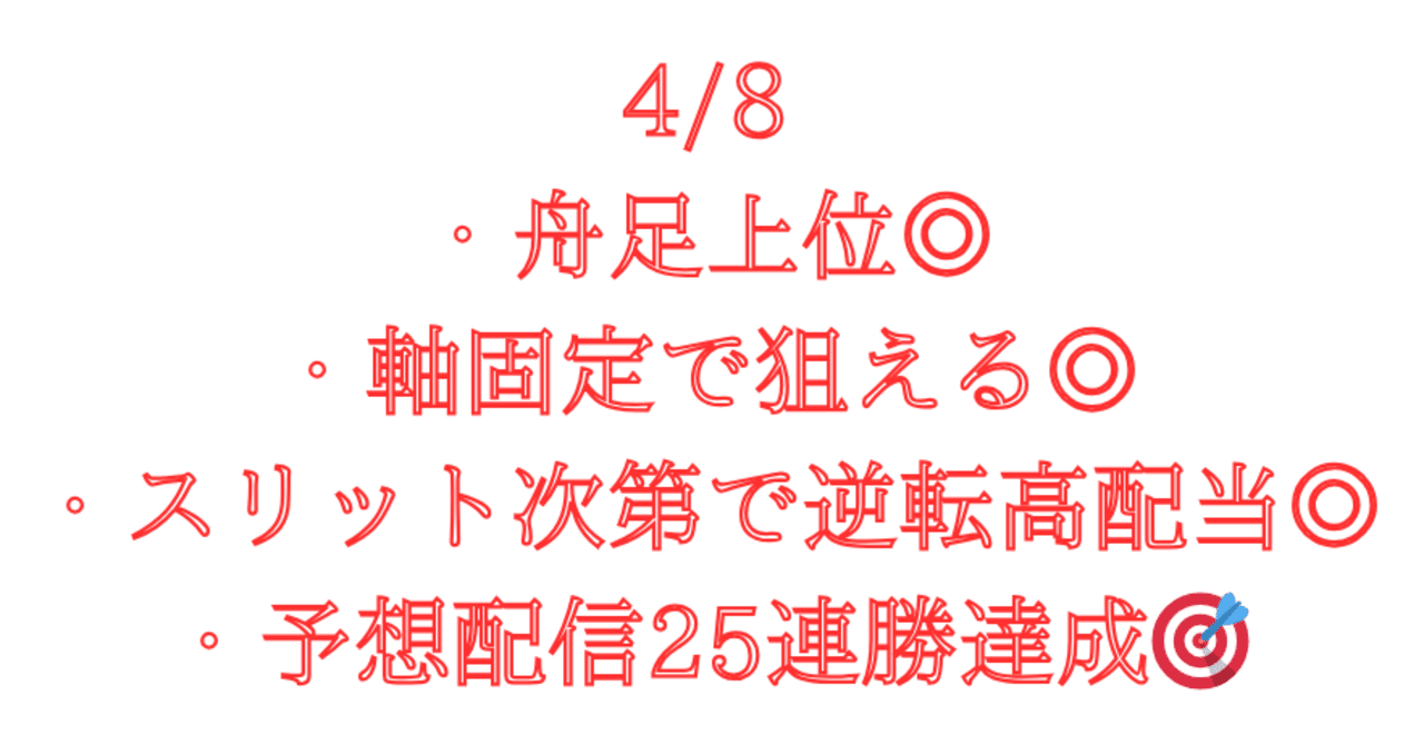 4/8 -大村8R 20:57-｜競艇予想屋-CRONOS-