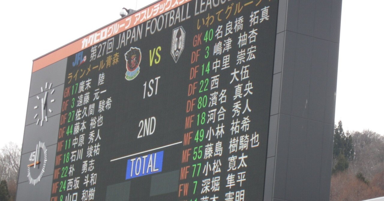 いわてグルージャ盛岡vsラインメール青森行ってきたよ｜glu_ms