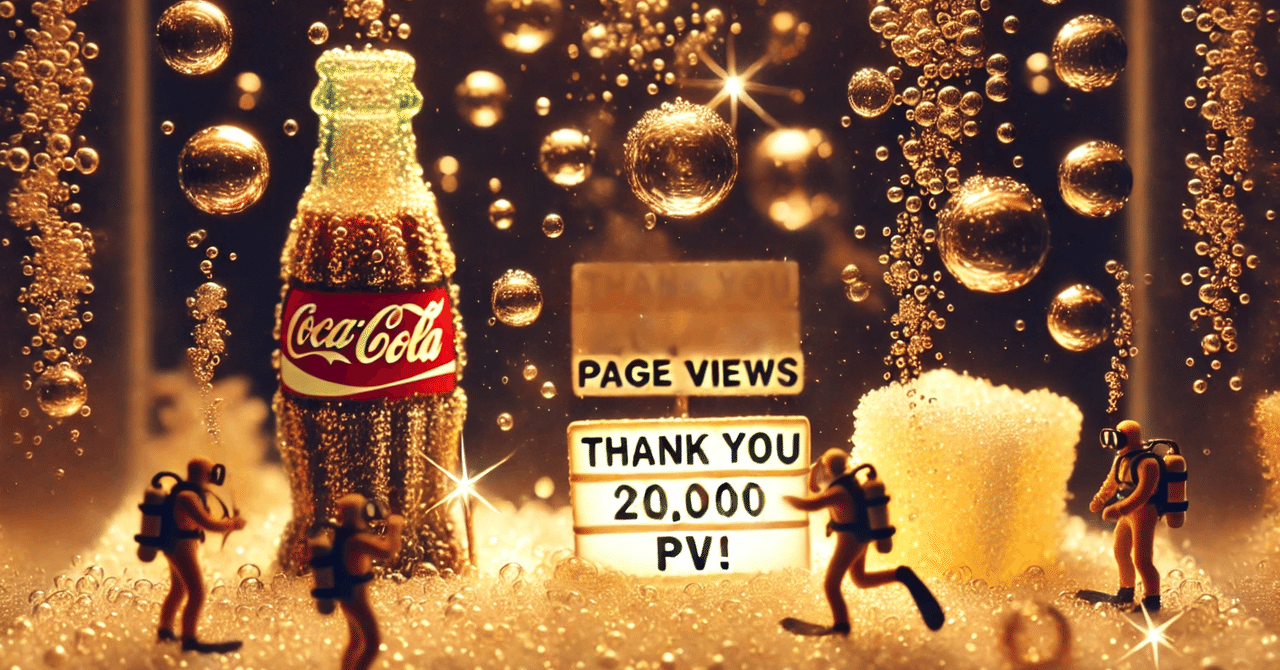 【ありがとうの気持ち再び🥹】総閲覧数PV20,000突破 AI情報発信が習慣となった日々…｜coyuki_aiarunka｜そこにAI（愛）はあるんか！🎈🐤