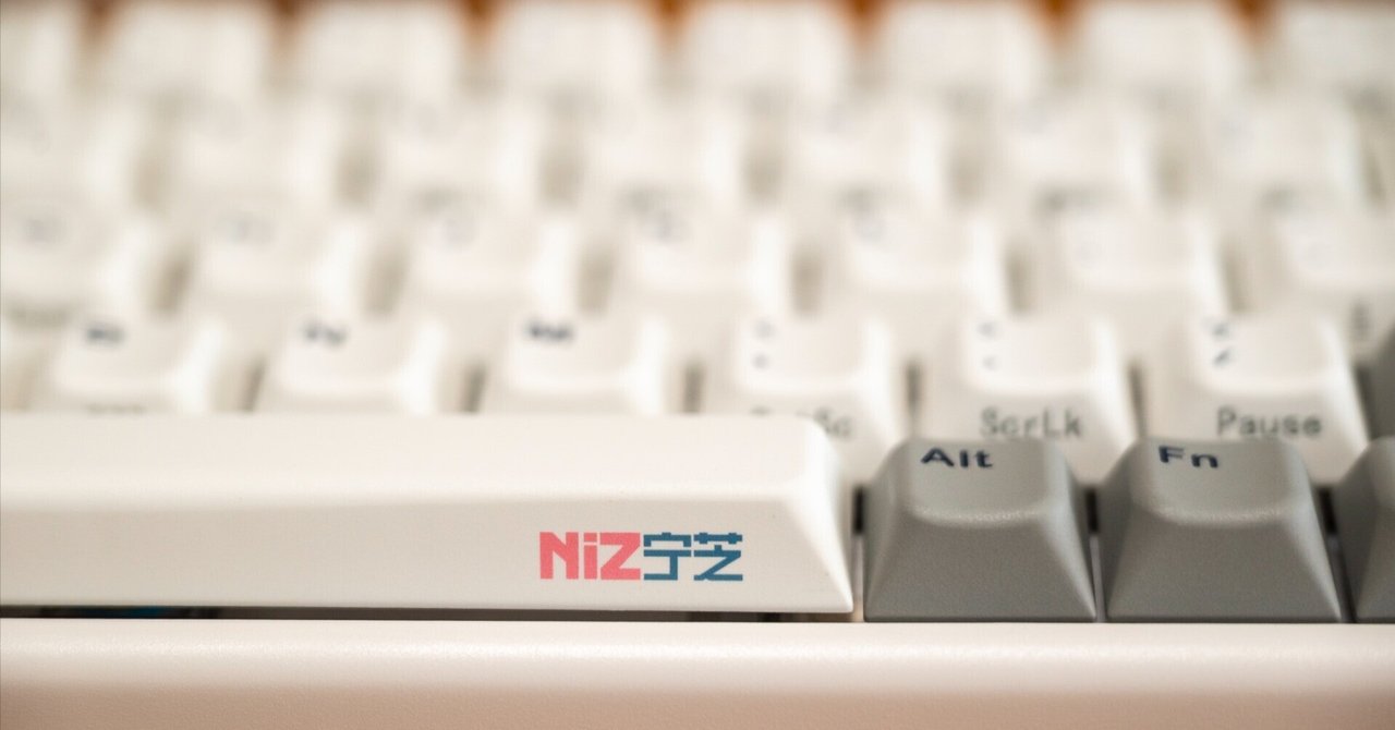 NiZ Atom68 Clowd Whiteを開封，設定した話。｜normnichjo