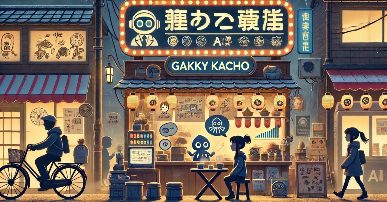 がっきー課長って何者？｜AIに褒められてnoteを始めた課長の成分表示です｜がっきー課長＠noteDX