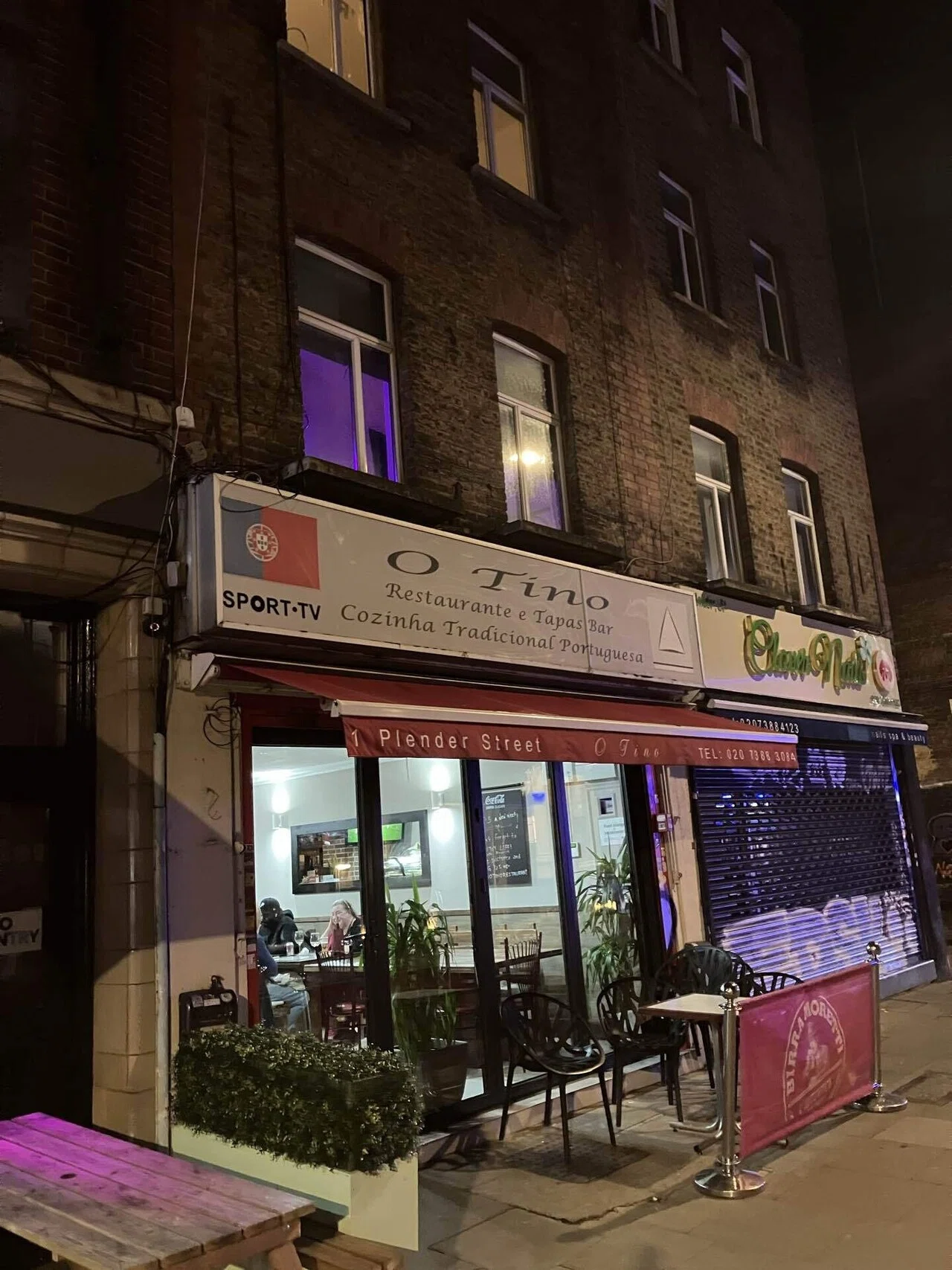 UK photos - Restaurant “O Tino Restaurant” at Camden town, London ...