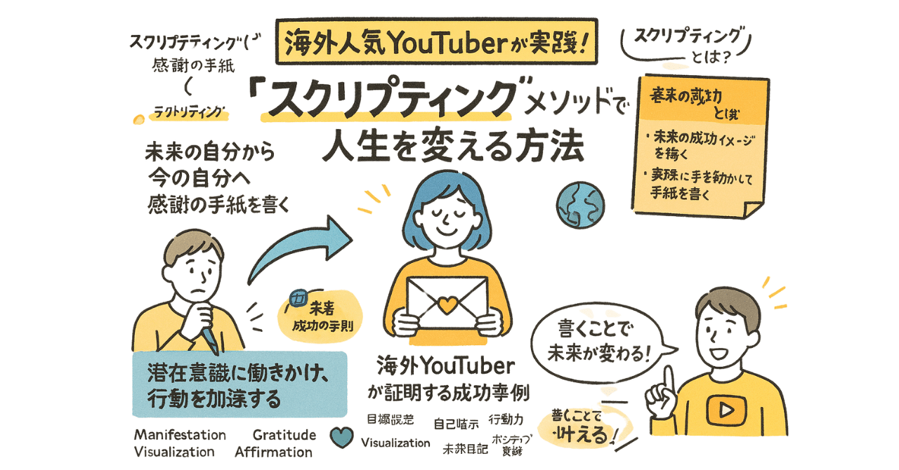 海外人気YouTuberが実践！“スクリプティング”メソッドで人生を変える方法（有料特典付き）｜Flow Living Lab
