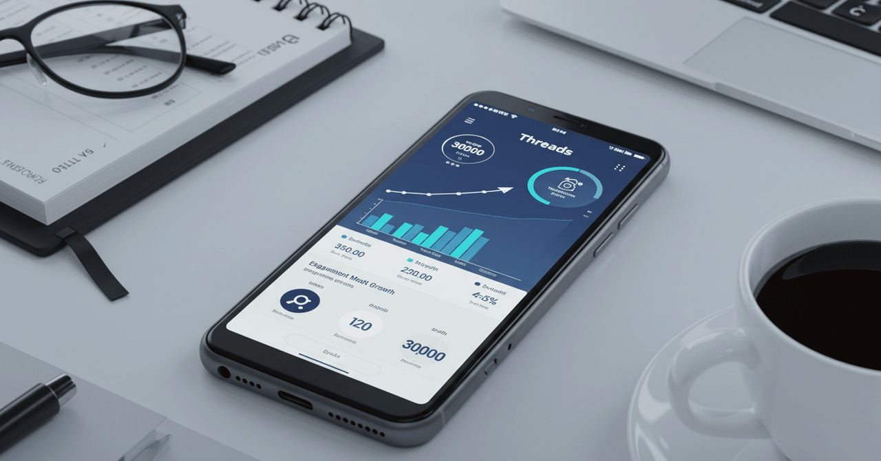 【驚異の結果】Threads初心者が3日で30万インプレッション達成法｜有料note紹介