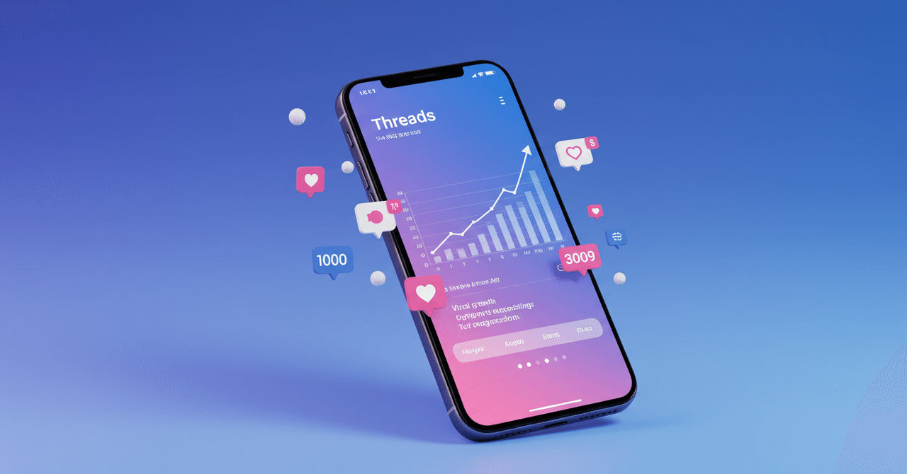 【証拠あり】Threadsで30万インプレッション達成した3つの秘訣｜有料note紹介
