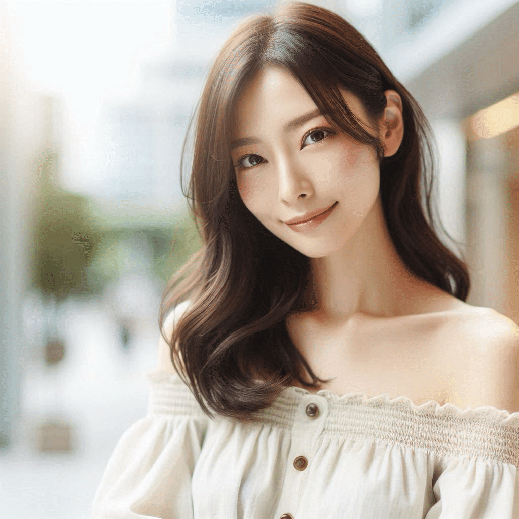 オフショル（シンプル系）美女①｜reika1021 🎈