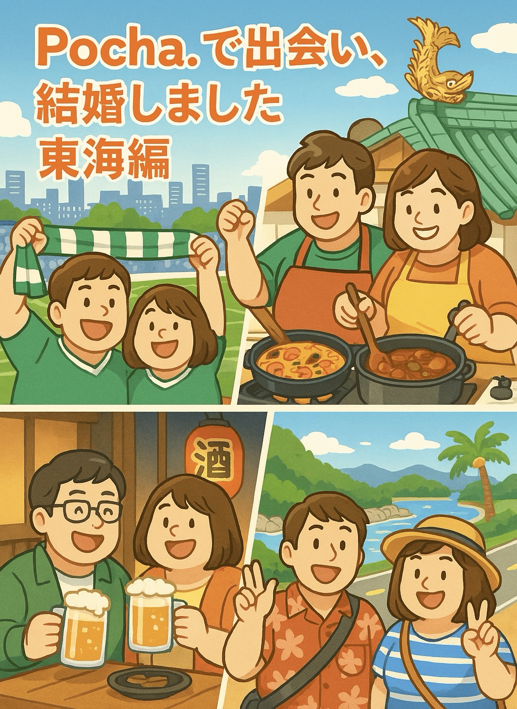 【体験談】Pocha.で出会い、結婚しました。東海編｜Pocha.運営事務局