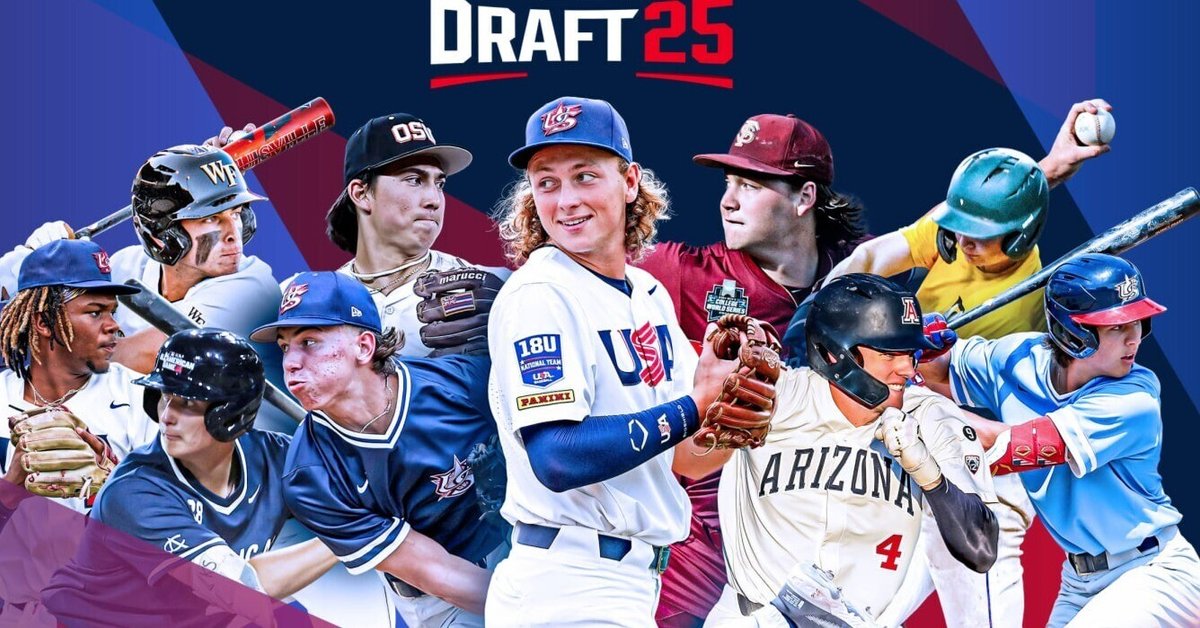 おっさん達によるMLB MOCK DRAFT 2025 TOP10｜「才媛聰吐露利示威」Dr.ケーガンの研究論文〜第17章〜 SINCE 2007.7.24.