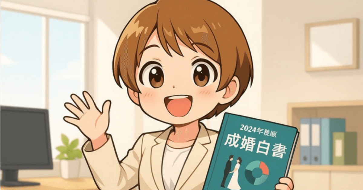 最新の婚活事情、知りたくない？【2024年版 IBJ成婚白書】丁寧に解説！｜結婚物語。仲人T
