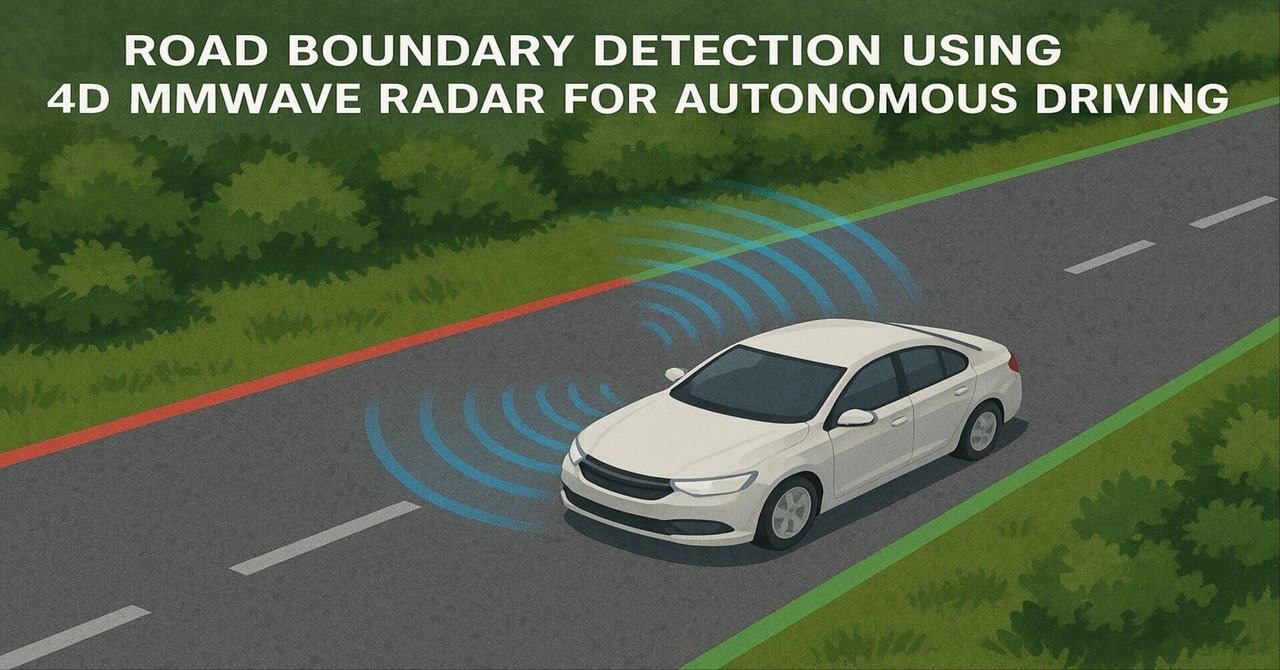 【論文要約:自動運転関連】Road Boundary Detection Using 4D mmWave Radar for ...
