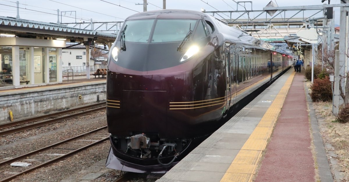 E655系・ハイグレード車両「なごみ（和）」で行く！ 春のアルプスを望む 新宿→白馬 片道の旅｜ryokichi