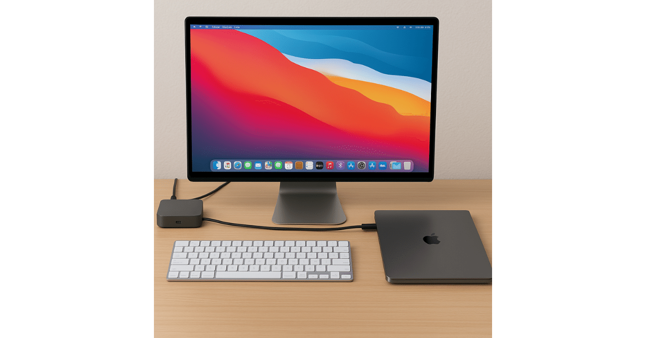 MacBook air(M3)をクラムシェルモードで使う事にしました。｜sorairo555