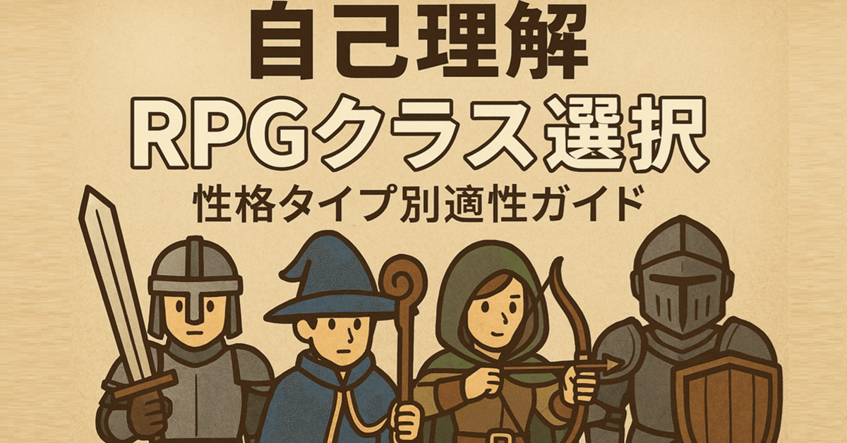 【RPG20種類 職業診断】あなたの性格、ゲームならどのクラス？｜きたむら