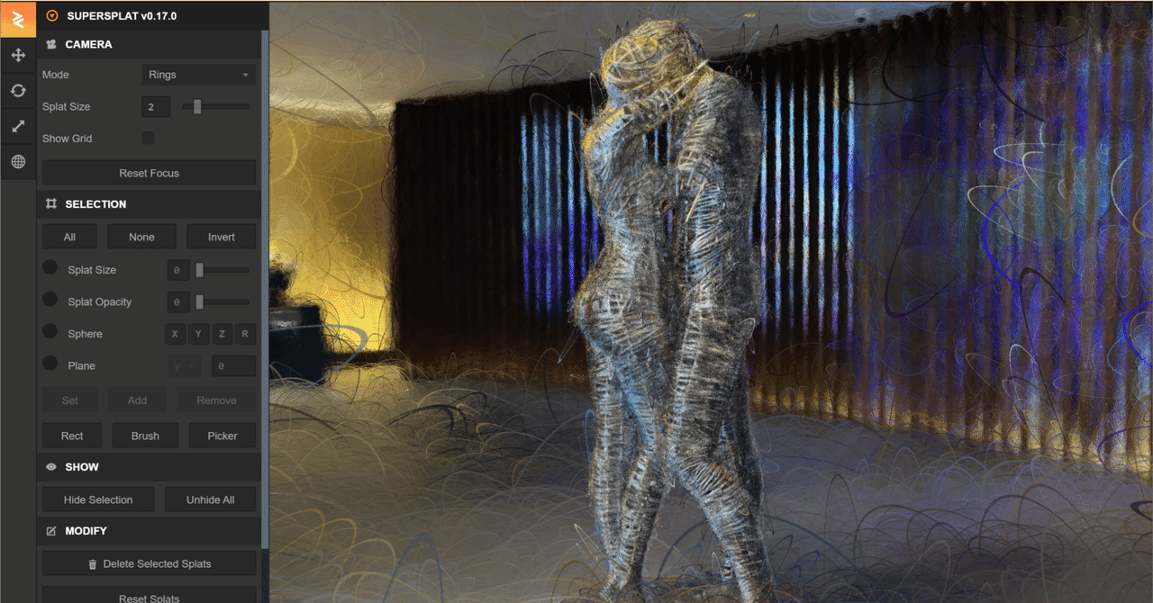 How to View and Load 3D Gaussian Splatting Data (PLY) – Part 1: SuperSplat｜steam studio / 3D ...