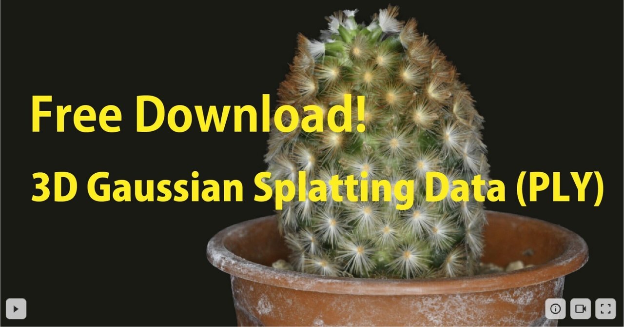 Free Download!! 3D Gaussian Splatting Data (PLY)｜steam studio / 3D SCAN ...