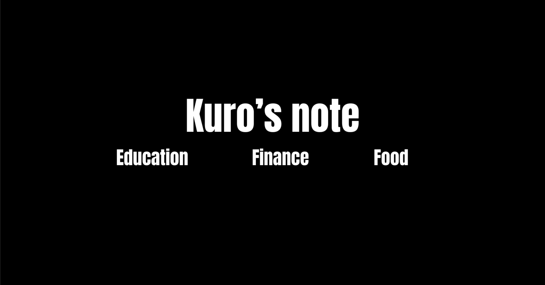 Kuro｜note