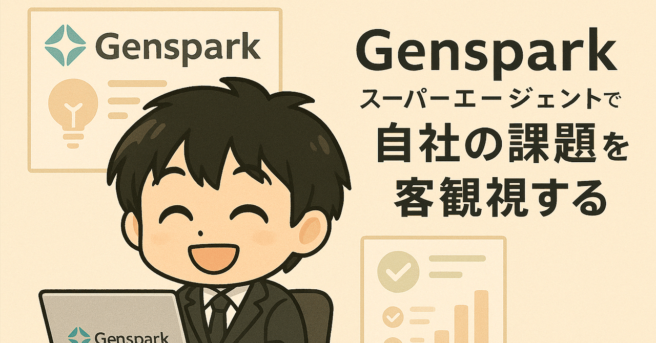 Genspark(スーパーエージェント)で自社の課題を客観的に把握する Initial Engine AI 公開ニュースレター Vol.4｜株式会社 Initial Engine
