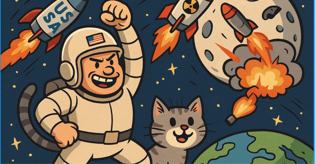 「オラが月を壊して一番になる！」と言った国があった！｜eio ito🐟英語を楽しく