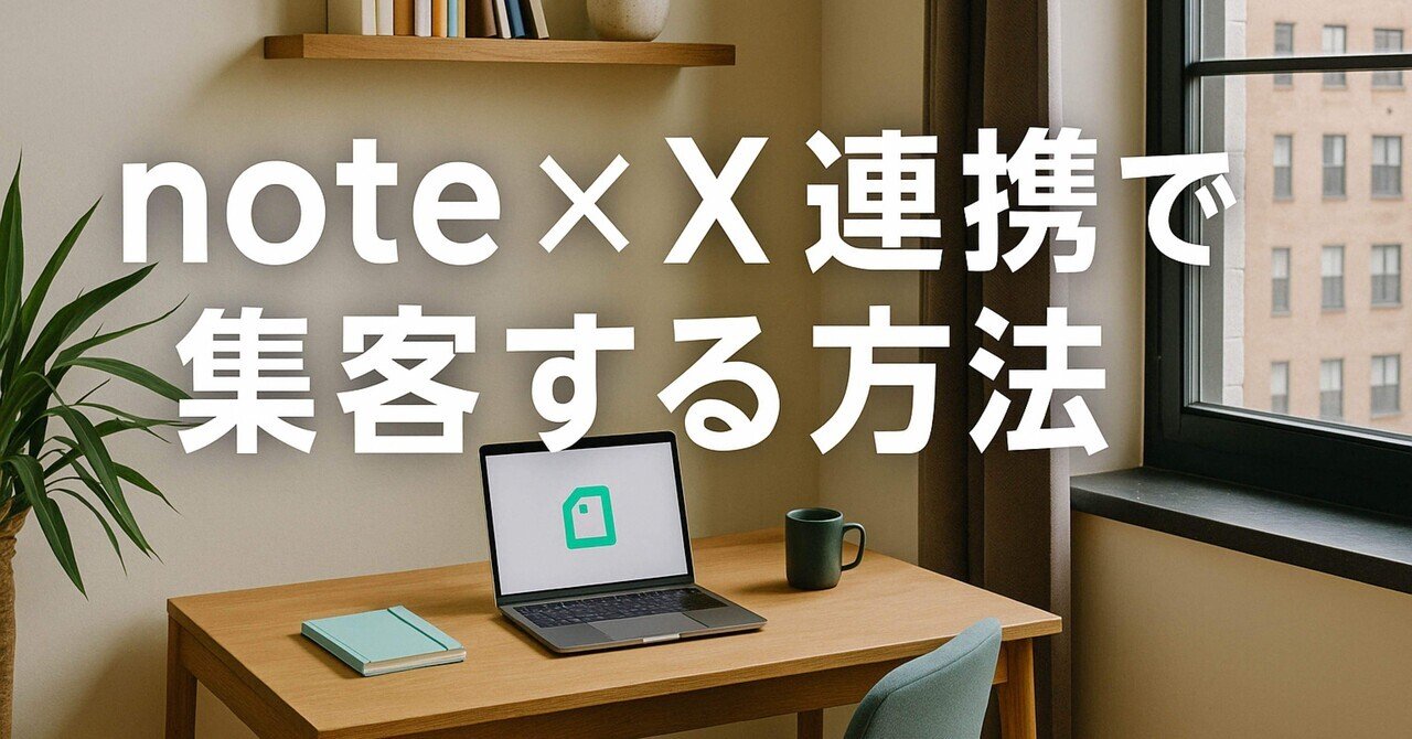 note × X連携で集客する方法（初心者版）｜マサ【会社に頼らない副収入】