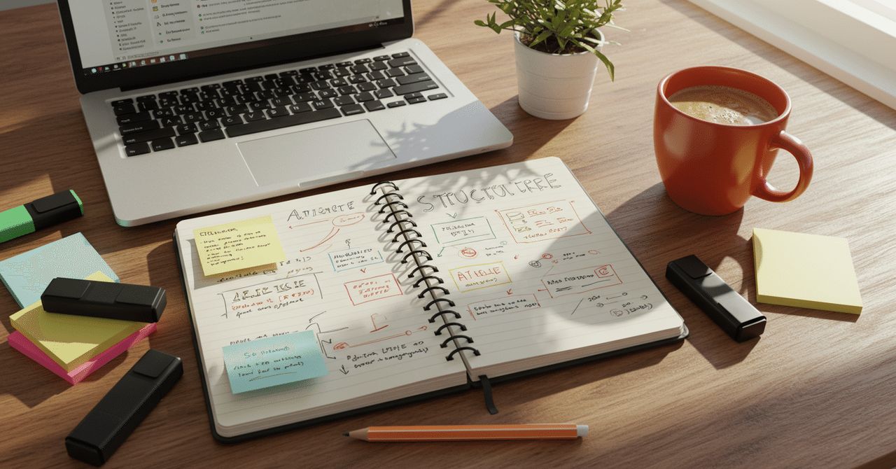 【Webライター必見】5ステップで学ぶ記事構成の作り方と実践例｜Yusuke_Lab