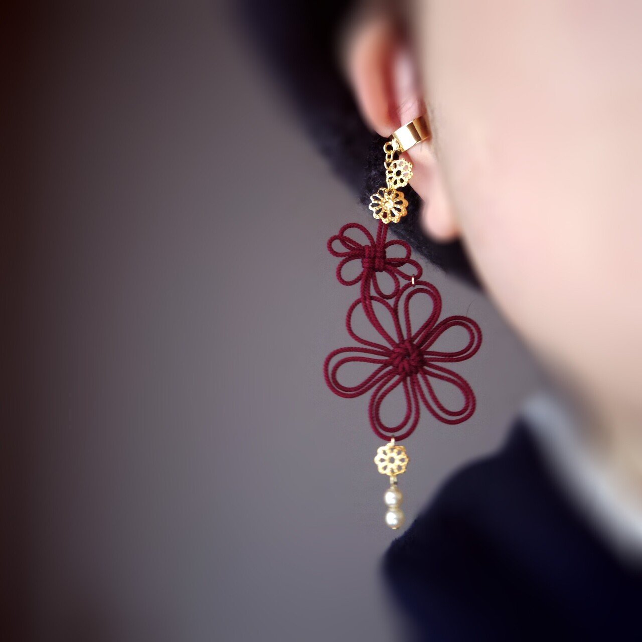 【復活販売/ 2025.4.16.】 かたっぽイヤーカフ「ココチバランス・雰」 | nuta design https ...