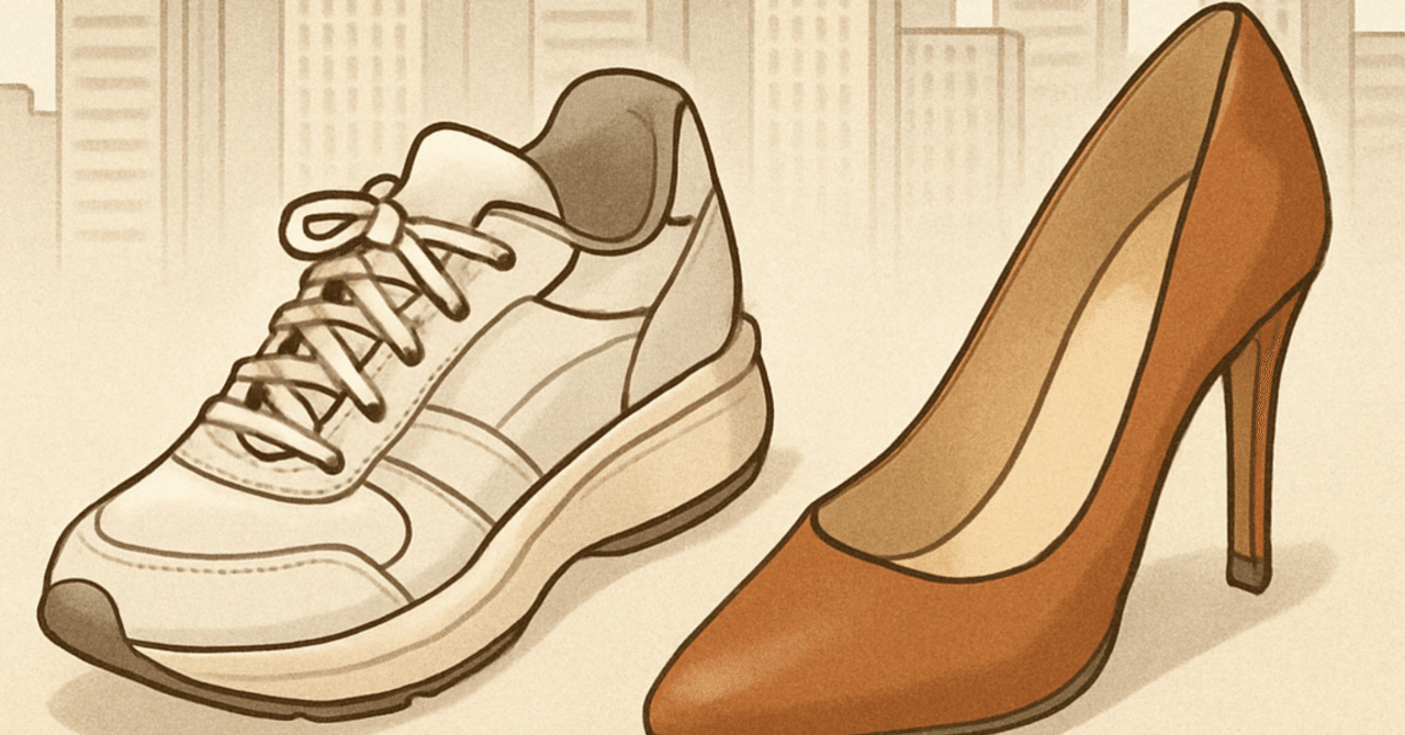 【Life Style : スニーカーとハイヒール】｜Romi