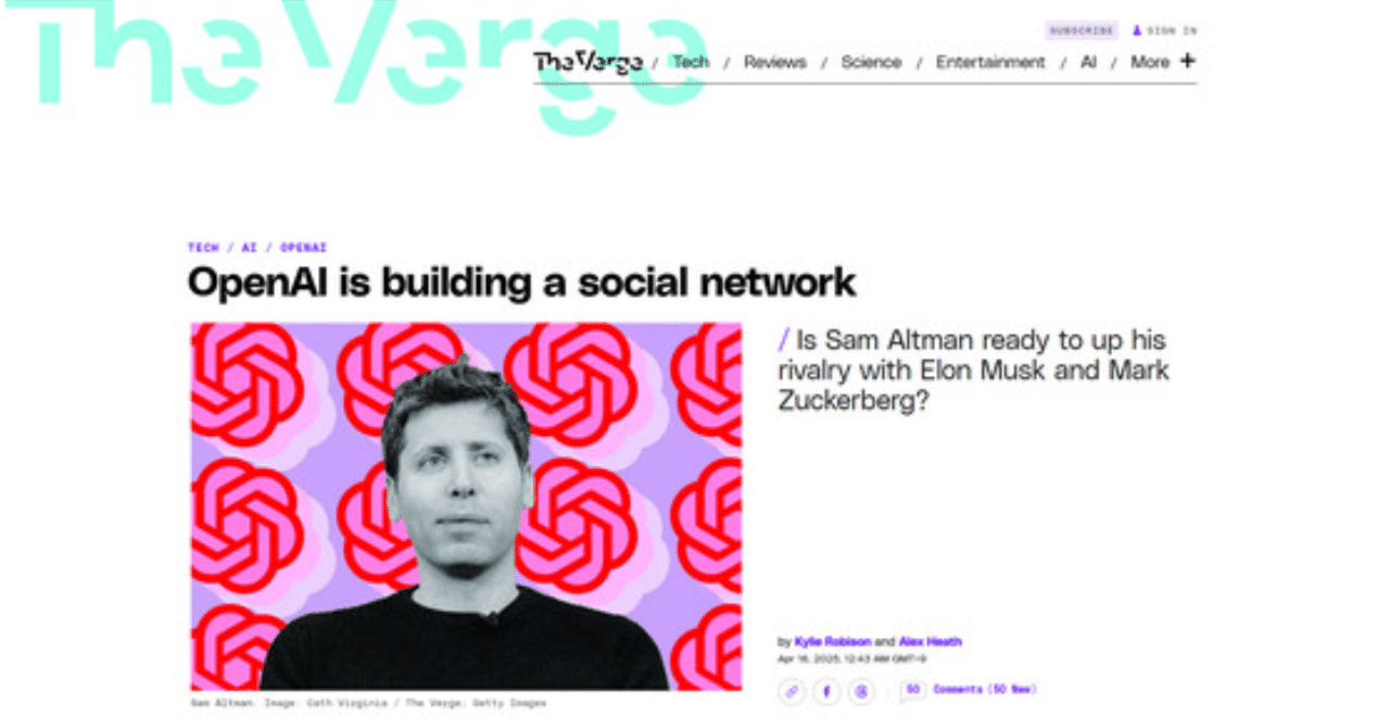 OpenAIがSNSの開発に取り組んでいる｜SHIONのAIビジネスノート