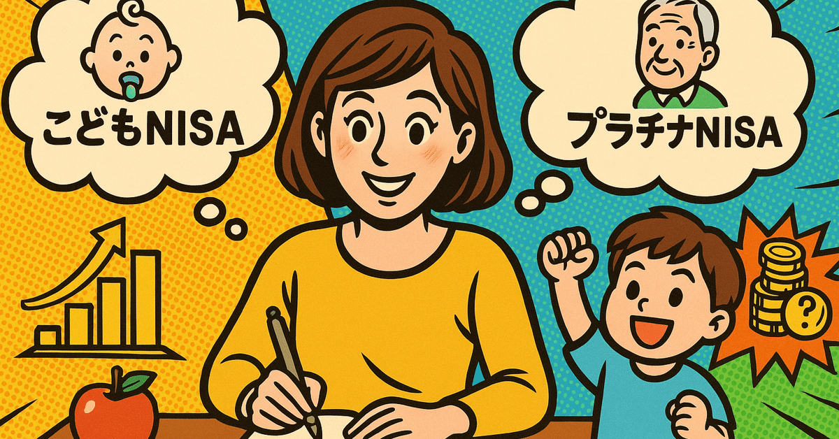 NISA大改革!?「こどもNISA」と「プラチナNISA」を初心者ママ向けにやさしく解説！｜きゃお ママのための「はじめてのお金のはなし」