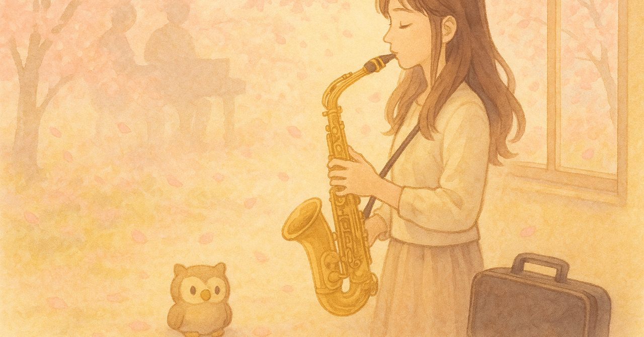 インターネットが魔法だった日々（5）はじめての仕事、はじめてのデザイン～ふくろうと、サックスと、桜の下で～｜Chisa Nakamura