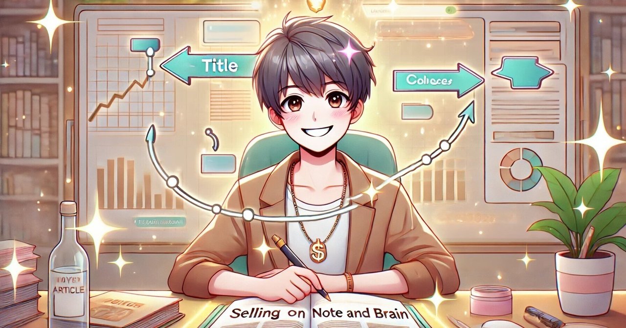 有料記事販売｜note・Brainで反応率が上がるタイトル＆導線の作り方とは？｜エンタメ|AIコンテンツ販売マイスター