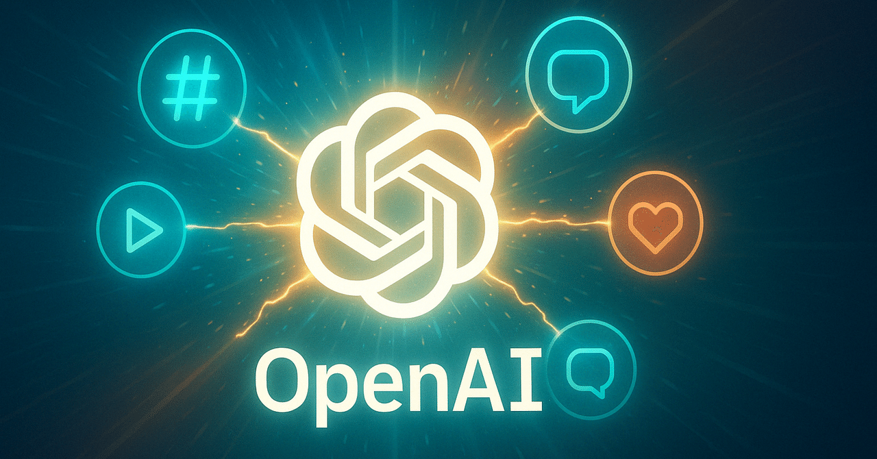 【速報】OpenAIがSNS参入！GPT・DALL·E・Soraで創る「ジブリ化SNS」の正体とは？｜福多朗