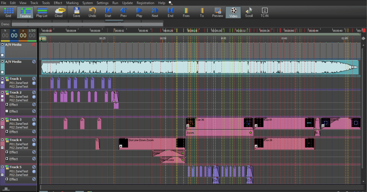 BEYOND Timelineの設定と小技紹介｜レーザーショーウェア