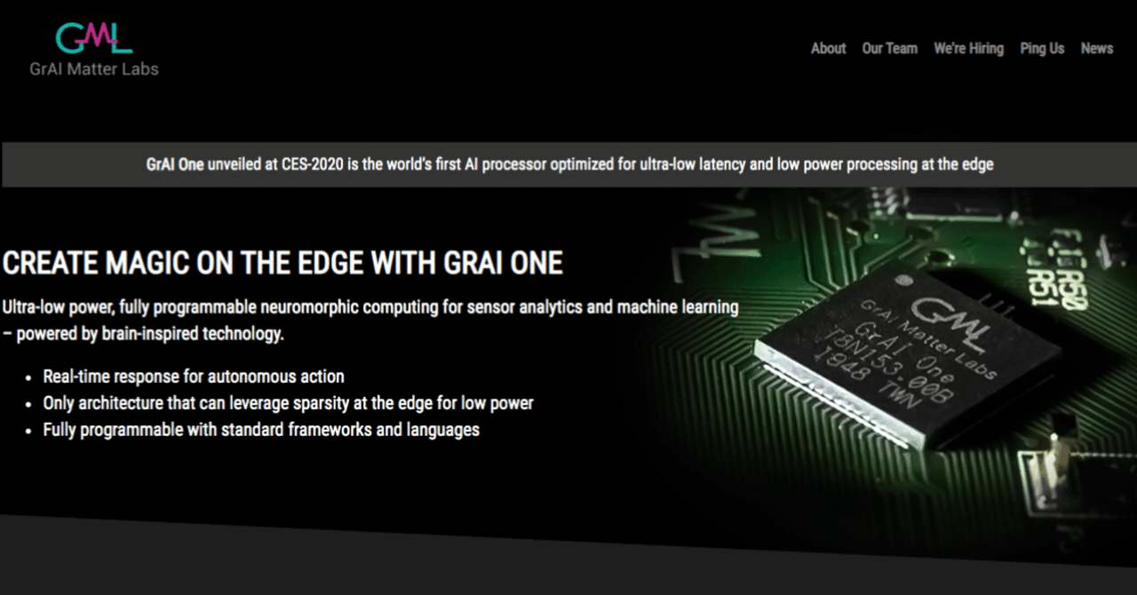 GrAI Matter Labs｜yamaken910｜note