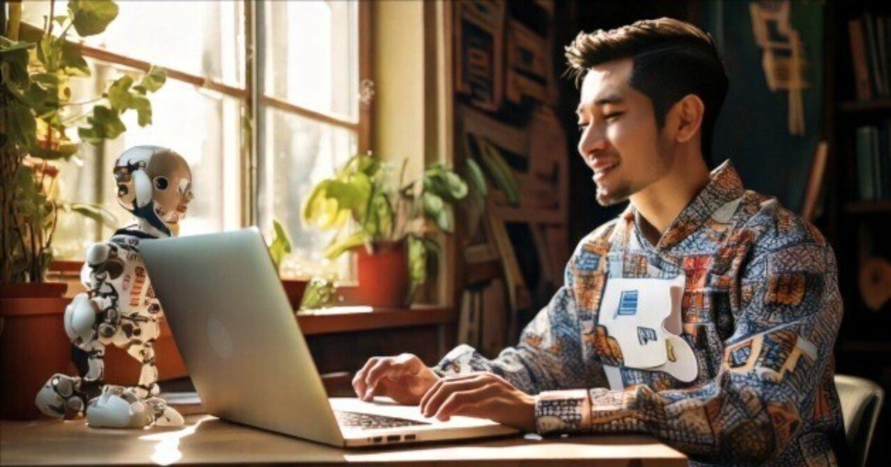 note#111_AI後進国ニッポン？活用が進まない意外な理由と、note100日連続投稿で感じたメリット！｜Joh🌹iPadmini7で日々をデザイン