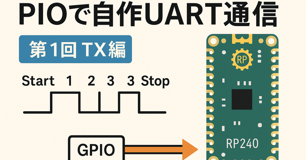 PIOで自作UART通信【第1回】〜基礎編：なぜPIOなのか？どこから始める？〜｜FJの技術ログ｜マイコン・電子工作・AI