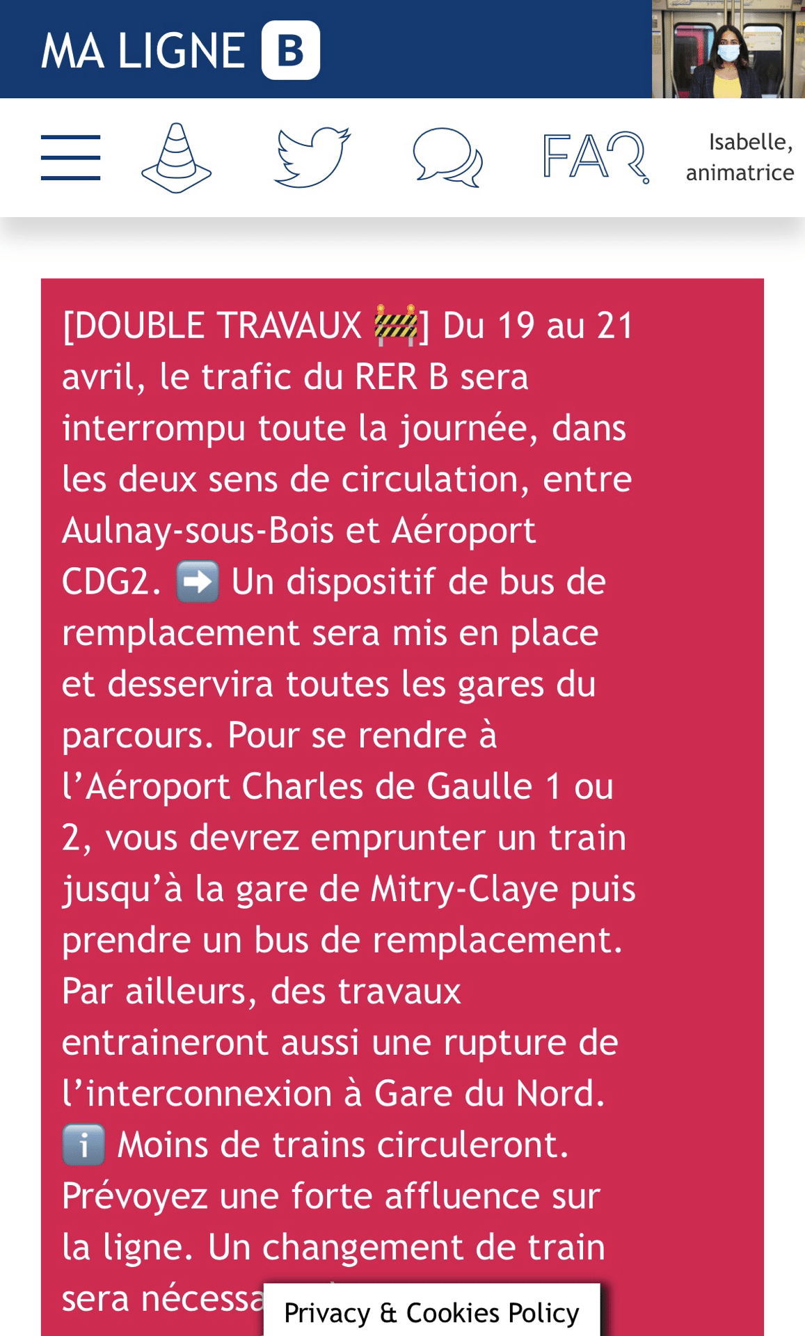 パリ 空港へのRERでの移動は要確認！｜Honana Café