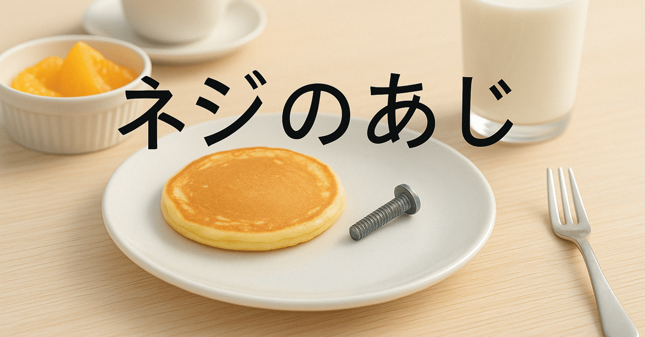 ネジのあじ〈上〉｜chiba nobu