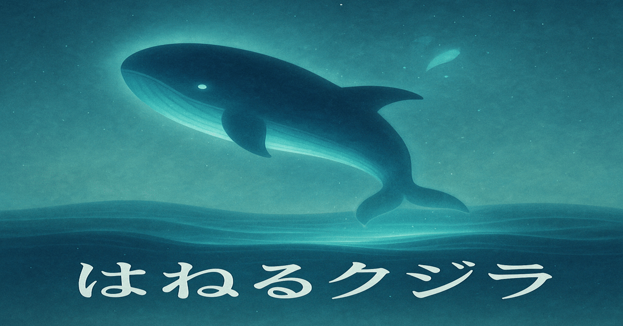 『はねるクジラ』下：跳ねる、その瞬間（前半）｜chiba nobu