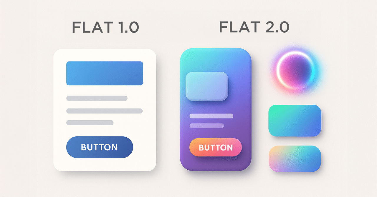 Post-Flat Design（Flat Design 2.0） フラットの先へ／進化するUI表現とその美意識｜アバボラボ