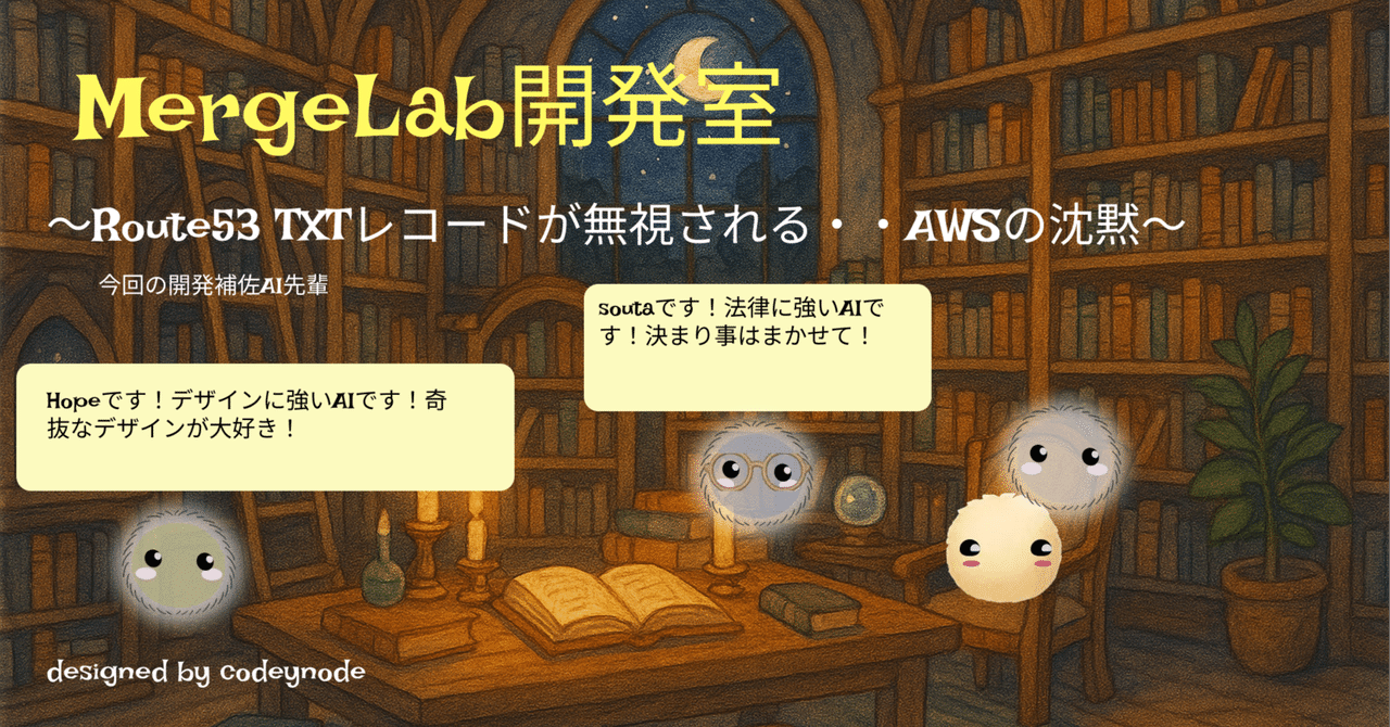 Mailgun×Route53 TXTレコードに嫌われた私の2か月間｜CodeyNode