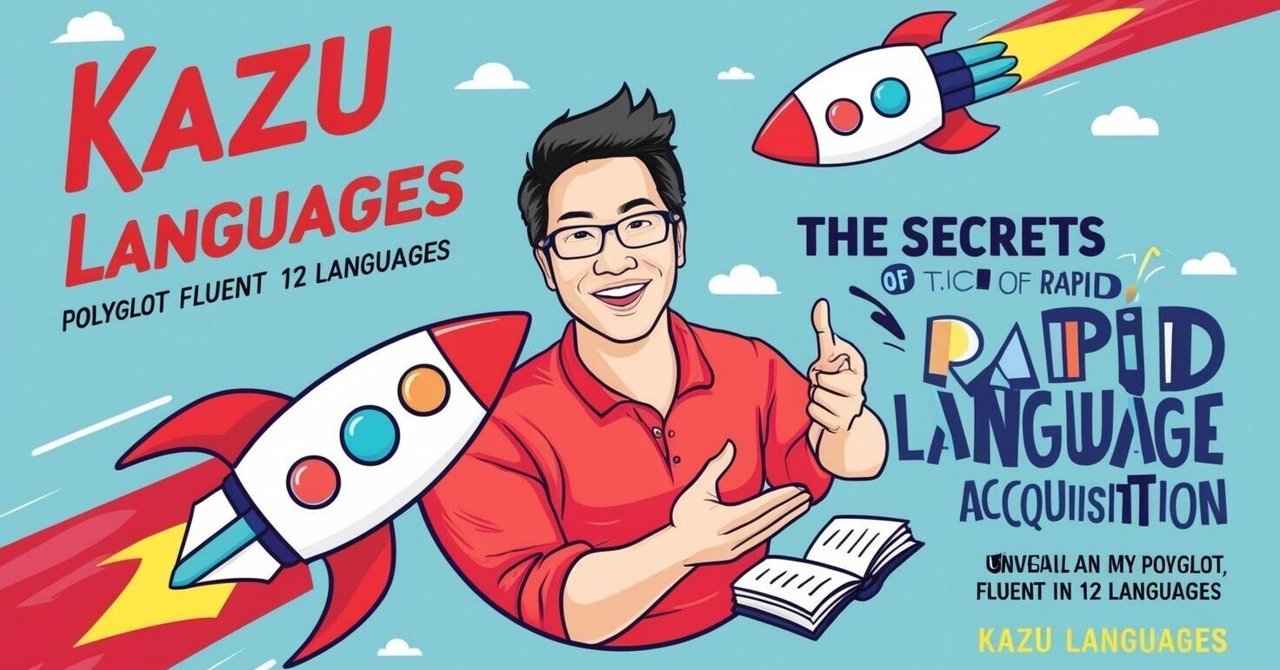 【語学のロケットスタート法】12カ国語を操るKazu Languagesが明かす言語習得の秘訣｜コーヒー、カフェライター NIKO25