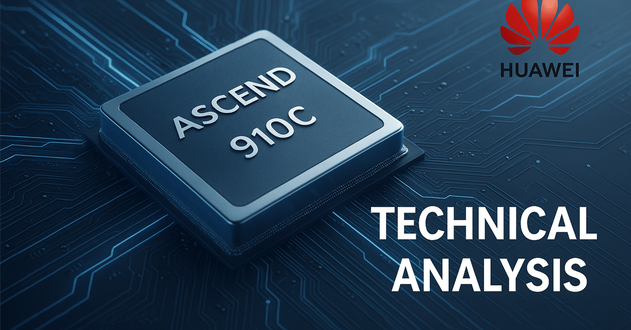 Huawei Ascend 910C チップに関する技術分析：GPUとしての特性、線幅、NVIDIA H100との比較、LLM開発への応用、およびAlibabaデータセンターでの利用状況 ...