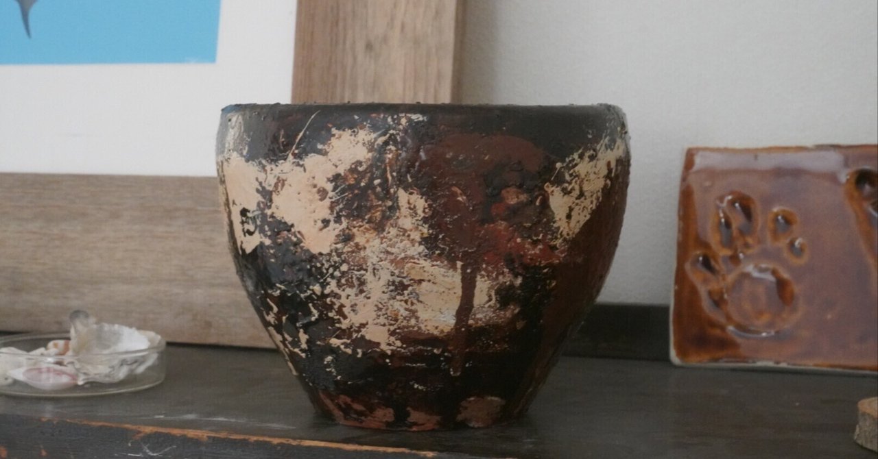 植木鉢 かなりの割れ ｜ いろんなものに手で触れたい｜mizuki |金継ぎUmitoTsuchi