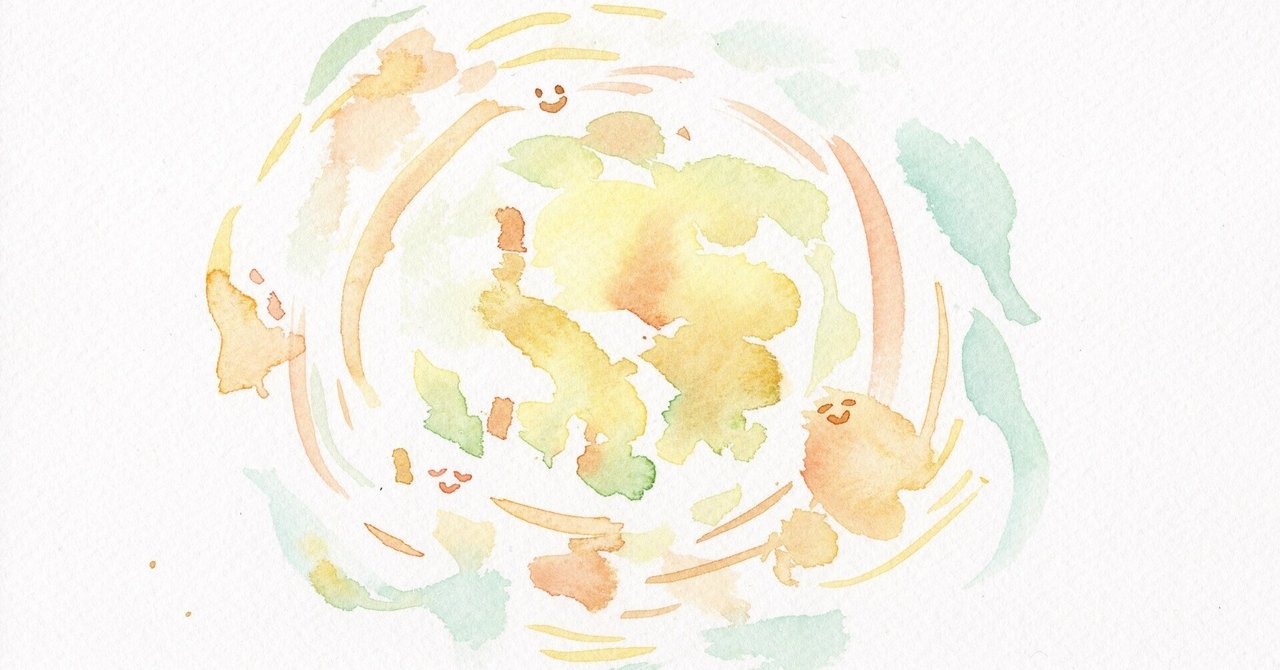 【グラレコ/水彩画】プラスの循環｜6res_project