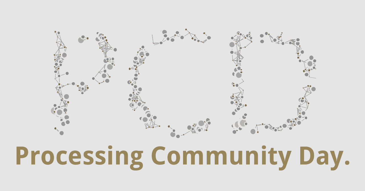 Processing Community Day Tokyo 2020 YouTube 視聴での感想｜deconbatch